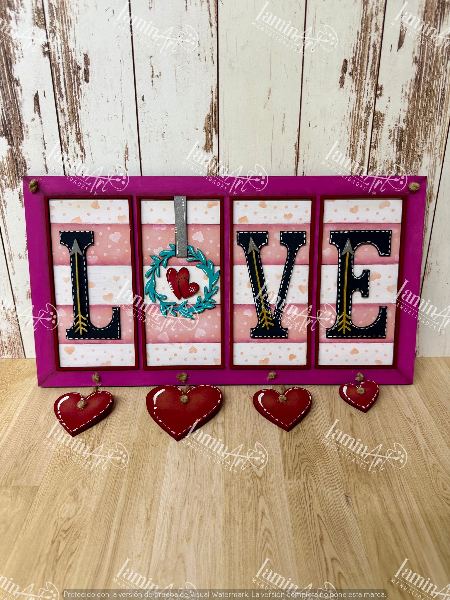 LETRERO LOVE MDF – LaminArt Manualidades