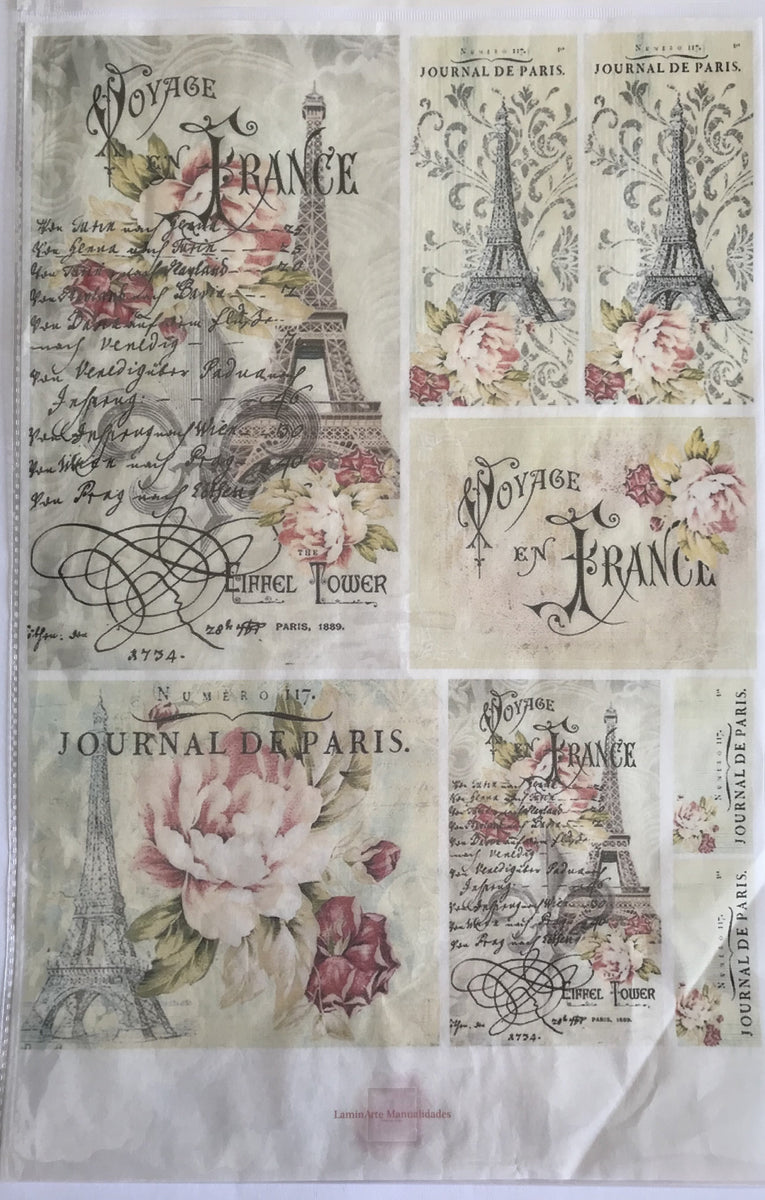 Papel Decorado para Decoupage PAPTEX 062 – LaminArt Manualidades