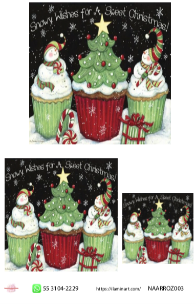 Papel Decorado para Decoupage PAPTEX N003 – LaminArt Manualidades